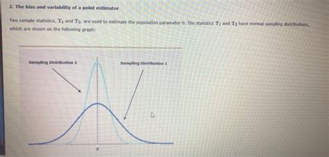 solved 1 the properties of point estimators a point