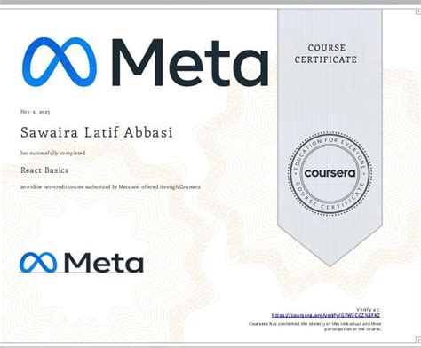 Sawaira Latif Aiu On Linkedin Meta Webdevelopment React