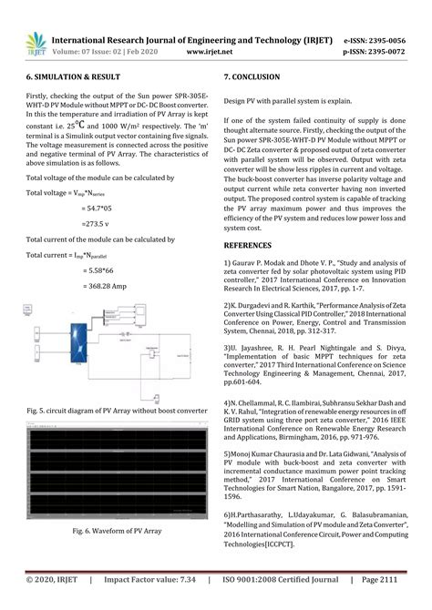 Irjet Mppt Based Photovoltaic System With Zeta Converter For Dc Load