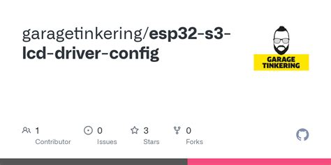 Esp32 S3 Lcd Driver Configesppanelboardcustomh At Main · Garagetinkeringesp32 S3 Lcd