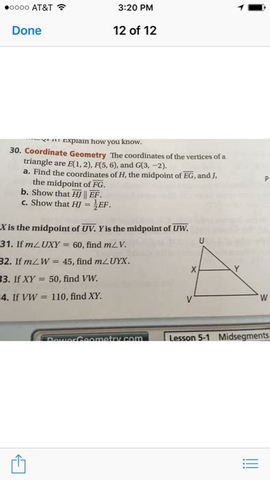 solved coordinate geometry the coordinates of the vertices