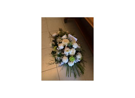 Gerbe Piquée Blanc Et Vert