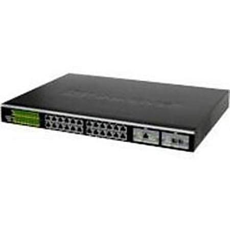 Linksys ProConnect II 2224 24 Port 10100 Managed Layer 2 Switch Office Depot