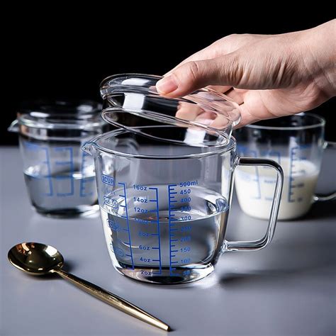 Badubg 250 Ml500 Ml Pyrex Мерителна чаша за мляко Везна Мерителна
