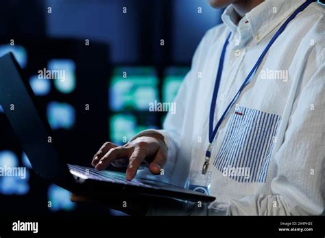 Admin In Server Room Future Proofing Network From Downtimes And