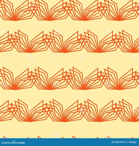 Orange Abstraction Wavy Lines Pastel Colors Stock Illustration 256452646