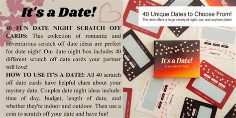 Its A Date 40 Fun And Romantic Scratch Off Date Ideas By Velvet