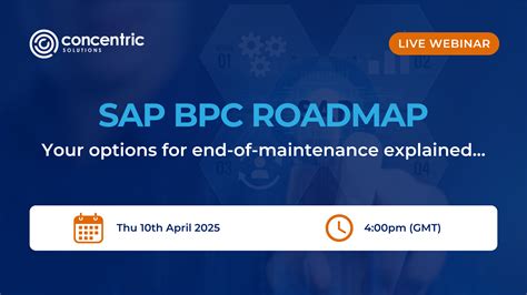 Summary End Of Maintenance Dates For Sap Bpc