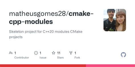 Github Matheusgomes28cmake Cpp Modules Skeleton Project For C20