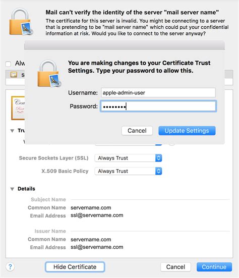 How To Fix The Mail Cant Verify The Server In Mac Mail Inmotion Hosting