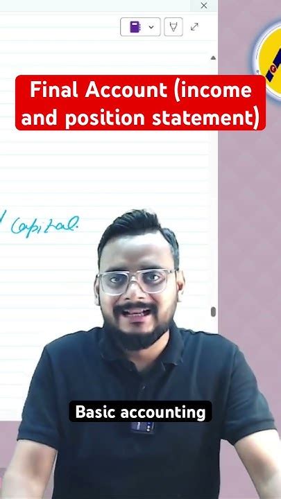 Final Account Trading And Pl Ac Balance Sheet Basicaccounting Class11accounts Shortsvideo