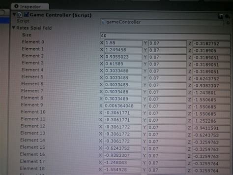 How To Save Positions In Vector3 Array Und Move Playerobjekt To The