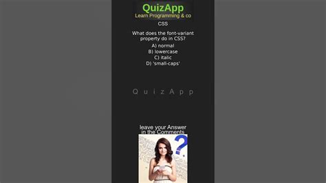 Css What Does The Font Variant Property Do In Css Youtube