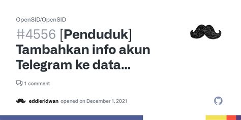 Penduduk Tambahkan Info Akun Telegram Ke Data Penduduk · Issue 4556