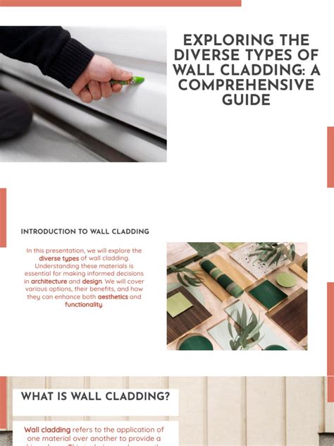 Slidesgo Exploring The Diverse Types Of Wall Cladding A Comprehensive
