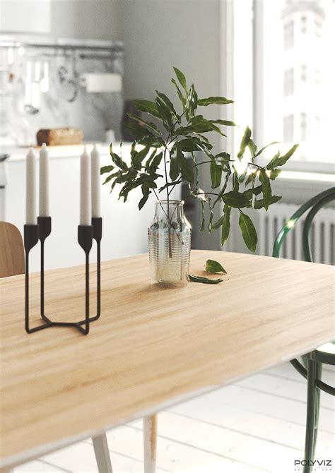 Simple Kitchen Corona Render Behance
