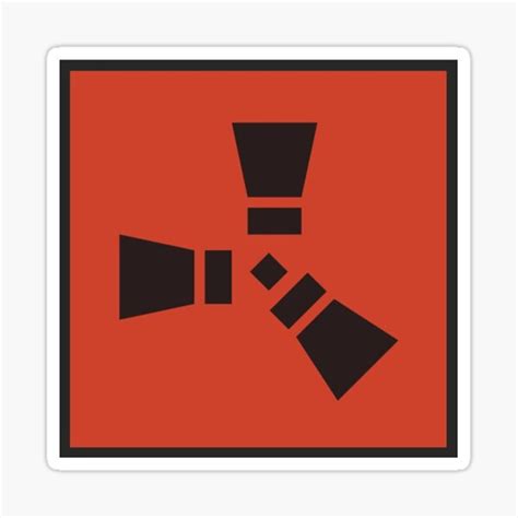 Rust Game Symbol Sticker For Sale By Fraser Redbubble