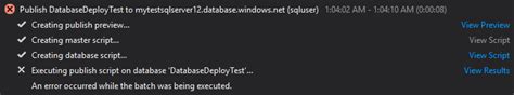 SQL Server Database Publishing With The Generate Smart Defaults Option Kilobytes
