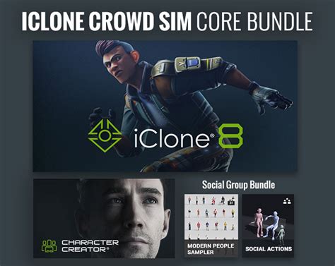 iClone Crowd Simulation - Sim Setup. Populate. Directable. Custom ...