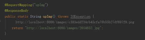 Springboot与微信小程序进行图片的上传和后端返回图片url在前端展示微信公众号springboot 返回图片 Csdn博客