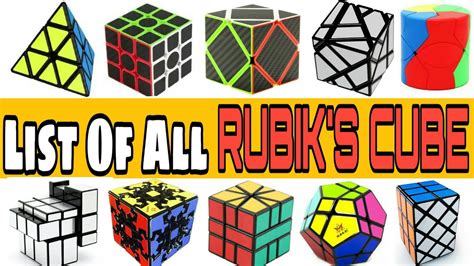 What Are The Different Types Of Rubik S Cube At Margaret Carlin Blog