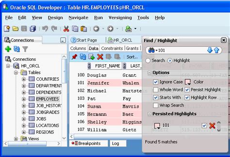Oracle SQL Developer