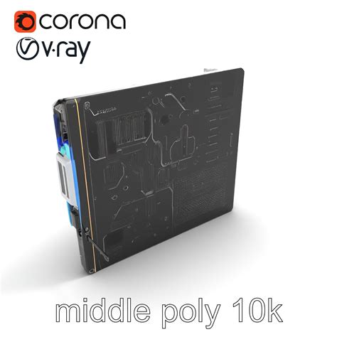 3d Model Futuristic Modular Motherboard With Vrm Components Model Pack Vr Ar Low Poly Cgtrader