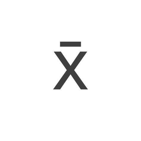 Average Math Symbol