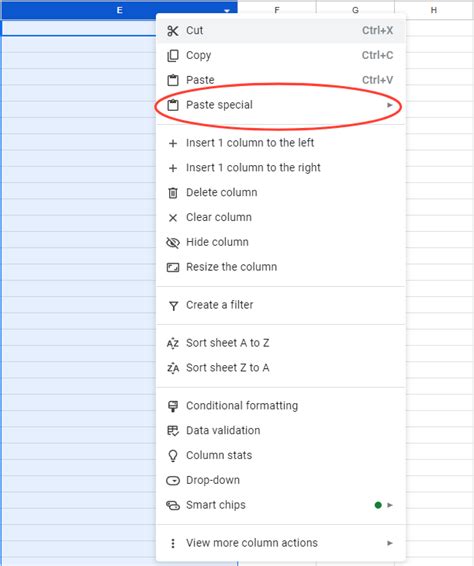 Ways To Resize Columns Change The Column Width In A Google Sheet