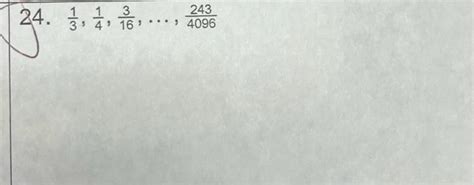 Solved Determine Whether The Following Sequences Are