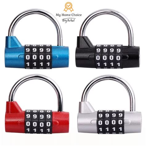5 Digit Code Lock Heavy Duty Password Padlock Anti Theft Padlock Zinc