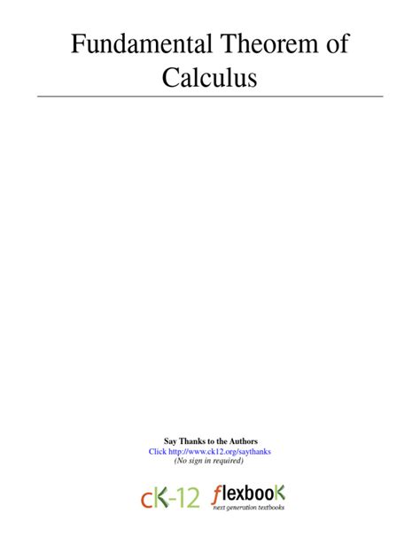 Week 017 More Examples On The Definite Integral Using The Fundamental