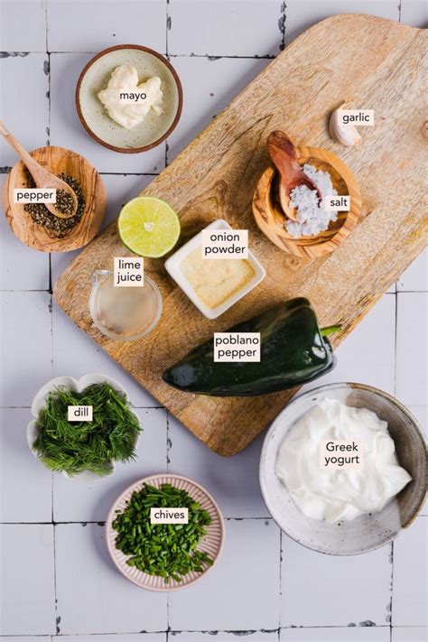 Creamy Poblano Ranch Dressing The Balanced Nutritionist