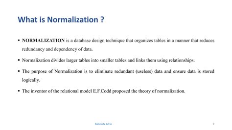 Database Normalaization With Examplespptx