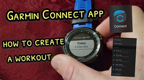 How To Create A Workout In Garmin Connect Youtube