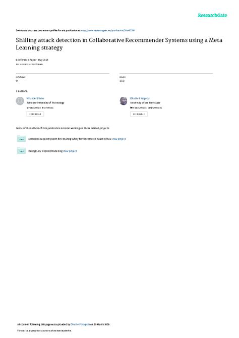 shilling attack detection in collaborative recommender systems using a