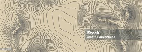 윤곽 벡터 지형 지리적 산 지형 벡터 일러스트레이션 지형 패턴 텍스처 입면 그래픽 윤곽 높이 선입니다 0명에 대한 스톡 벡터 아트 및 기타 이미지 Istock