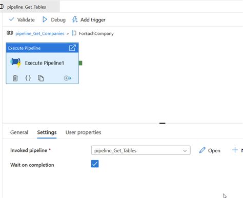 Azure Data Factory Missing Parameter Settings In Execute Pipeline In