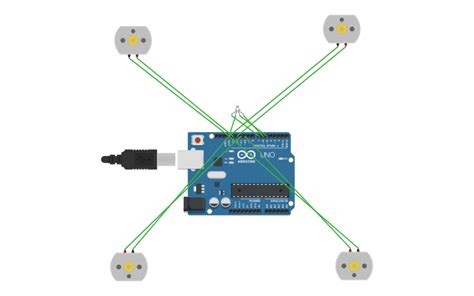 circuit design arduino drone tinkercad