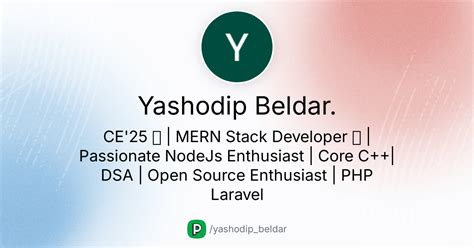 Yashodip Beldar • Peerlist