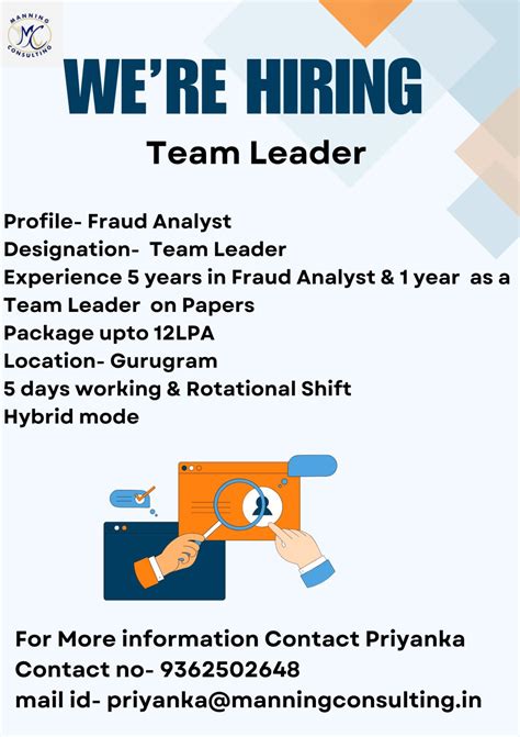 priyanka jaiswal on linkedin hiringforteamleader fraudprevention