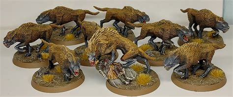 Finished Up My Wild Wargs Rmiddleearthminiatures