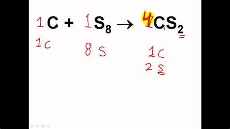 How To Balance Chemical Equations And Reactions 1 Easy Youtube