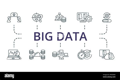 Big Data Modellstruktur Kreative Symbole Effektive Kommunikation