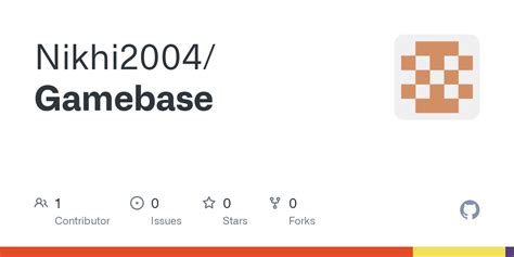 GitHub Nikhi Gamebase