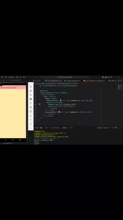 Video Krishna Bhattacharya On Linkedin Flutter Firebase Nodejs Notifications Appdevelopment