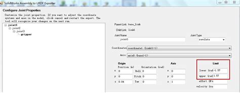 Detailed Tutorial Of Converting Solidworks Model To Urdf Format And Configuring Moveit