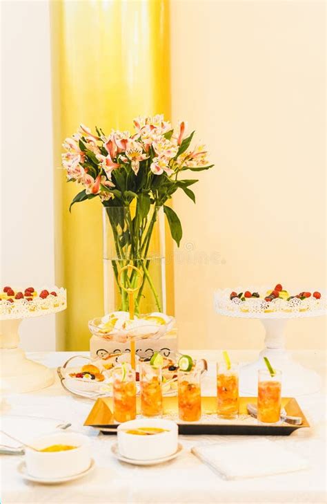 Shrimp Cocktail In A Buffet With More Food Stock Image Image Of