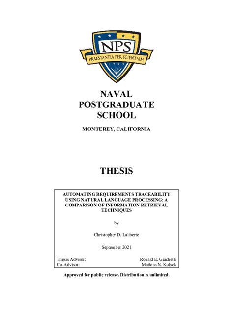 Fillable Online Automating Requirements Traceability Using Natural Language Processing This