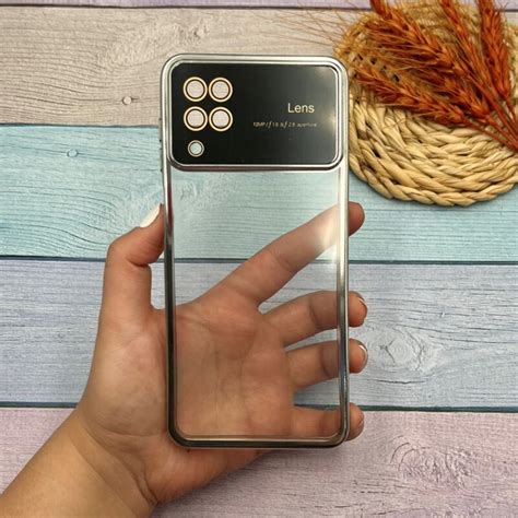 قاب گوشی Galaxy A12 Galaxy M12 سامسونگ Camera Lens شفاف محافظ لنز دار